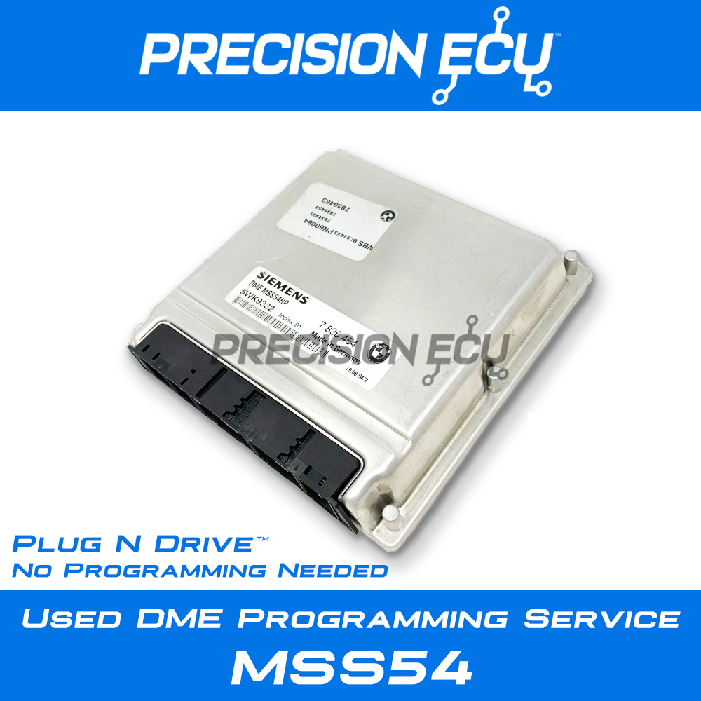 2001-2006 BMW M3 (E46) MSS54 MSS54HP S54 DME Programming Plug n' Drive — Precision ECU