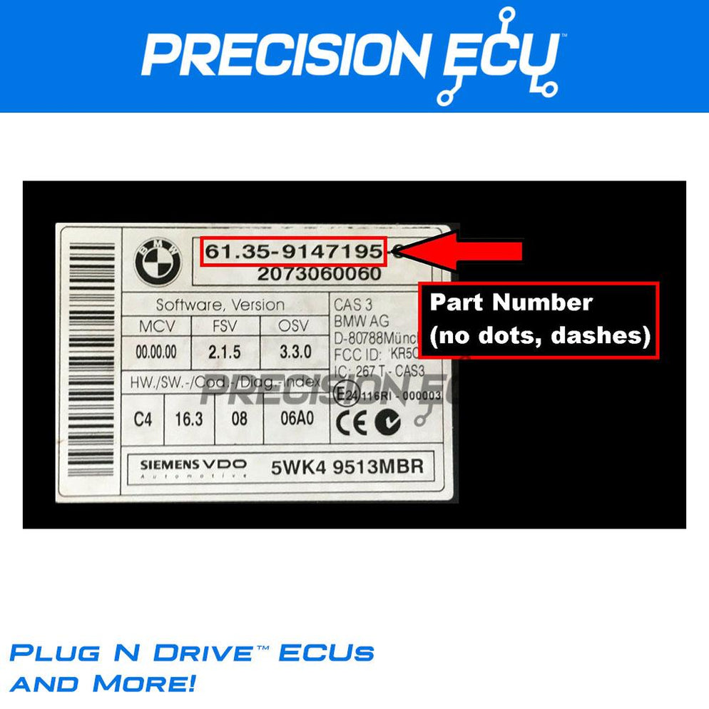 BMW, MINI Remanufactured CAS (CAS3) / Plug N' Drive — Precision ECU