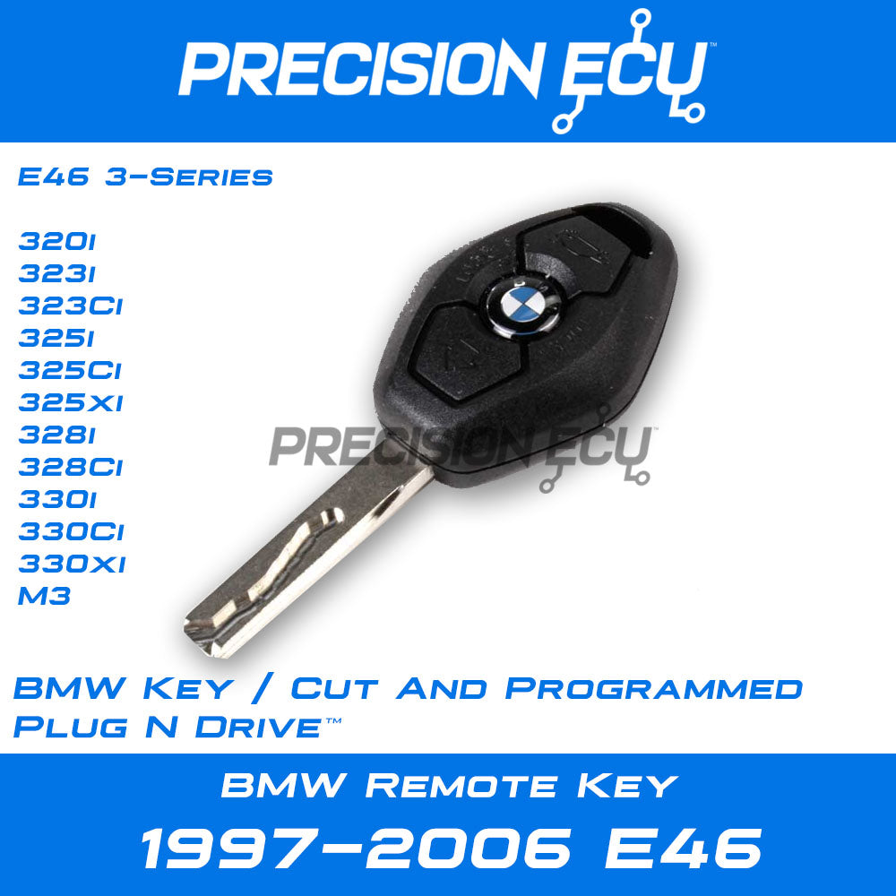 1997-2006 BMW E46 3-Series Remote Key / Cut and Programmed — Precision ECU
