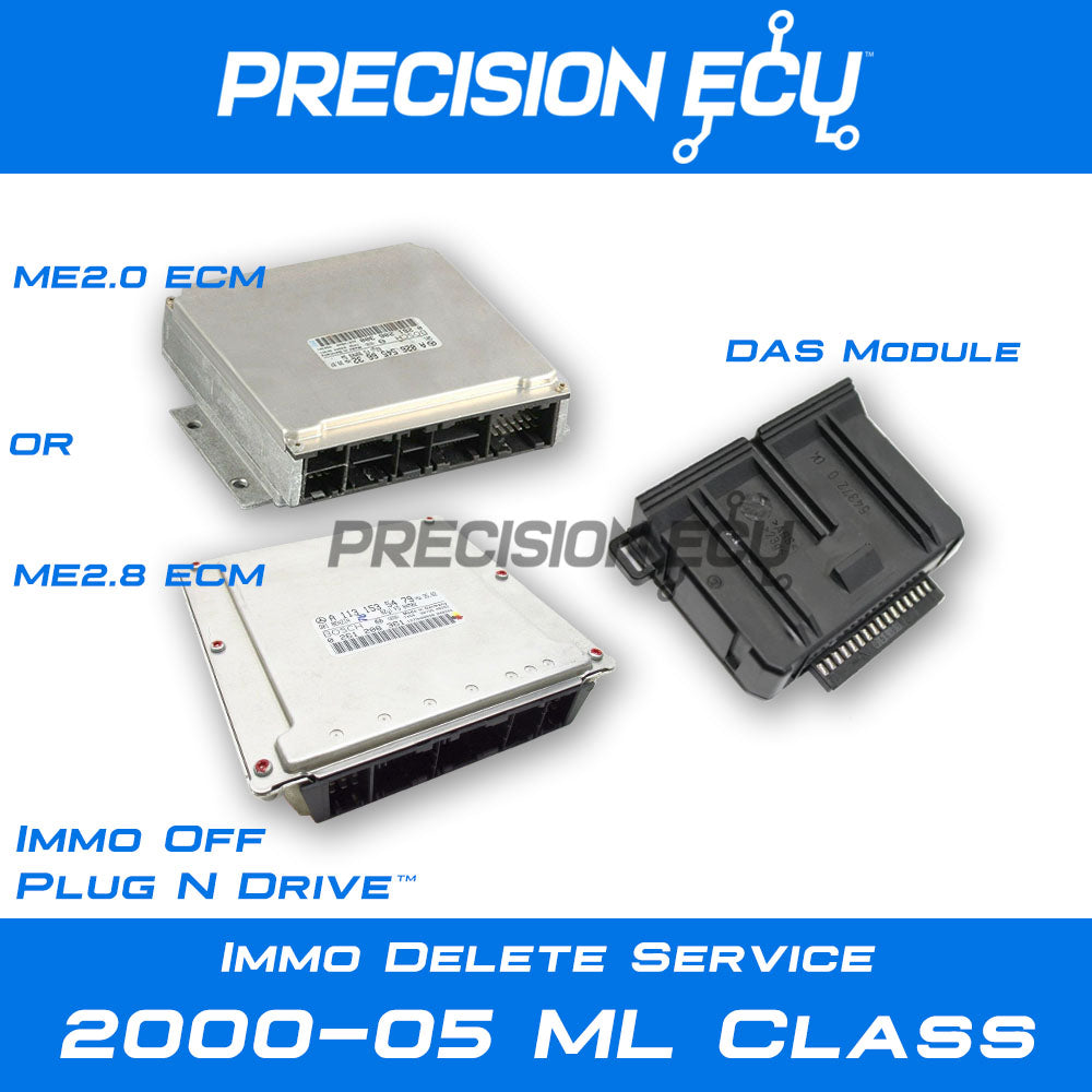 2000-2005 Mercedes 163, ML Class Immobilizer (DAS 2b, EAM) Delete Serv ...